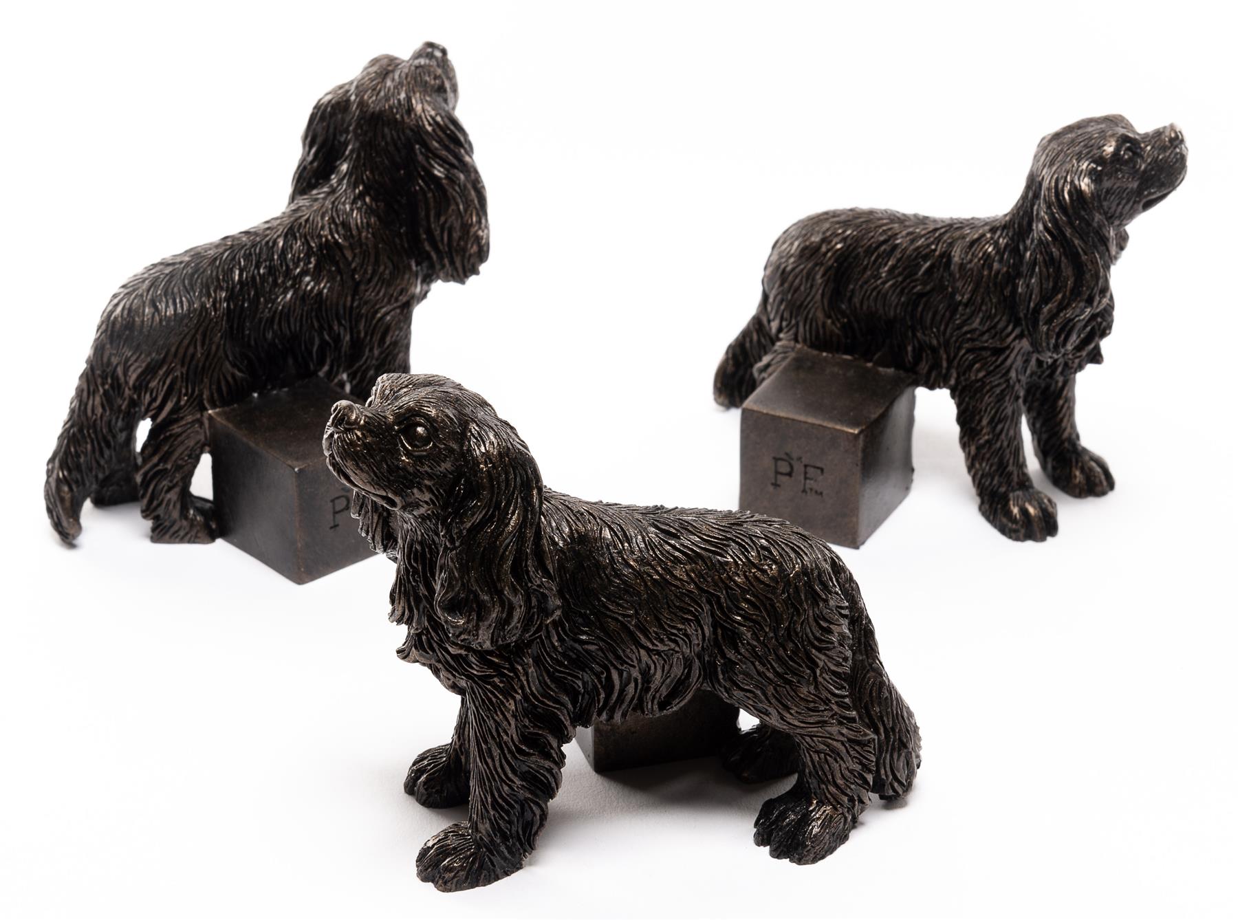 Cavalier King Charles Spaniel Plant Pot Feet – Set of 3 – Jardinopia Ltd